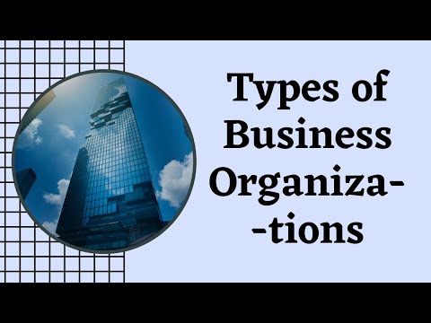 Types of Business Organizations in Urdu/Hindi
