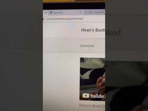 Create Hiren's boot CD on USB for windows trouble shooting