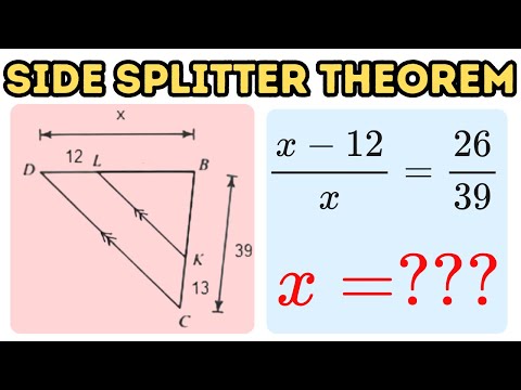 Side Splitter Theorem