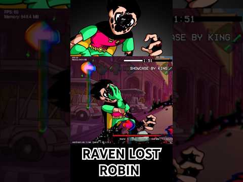 RAVEN LOST ROBIN!! #fnf #new #pibbymod #pibby #pibbyxfnf