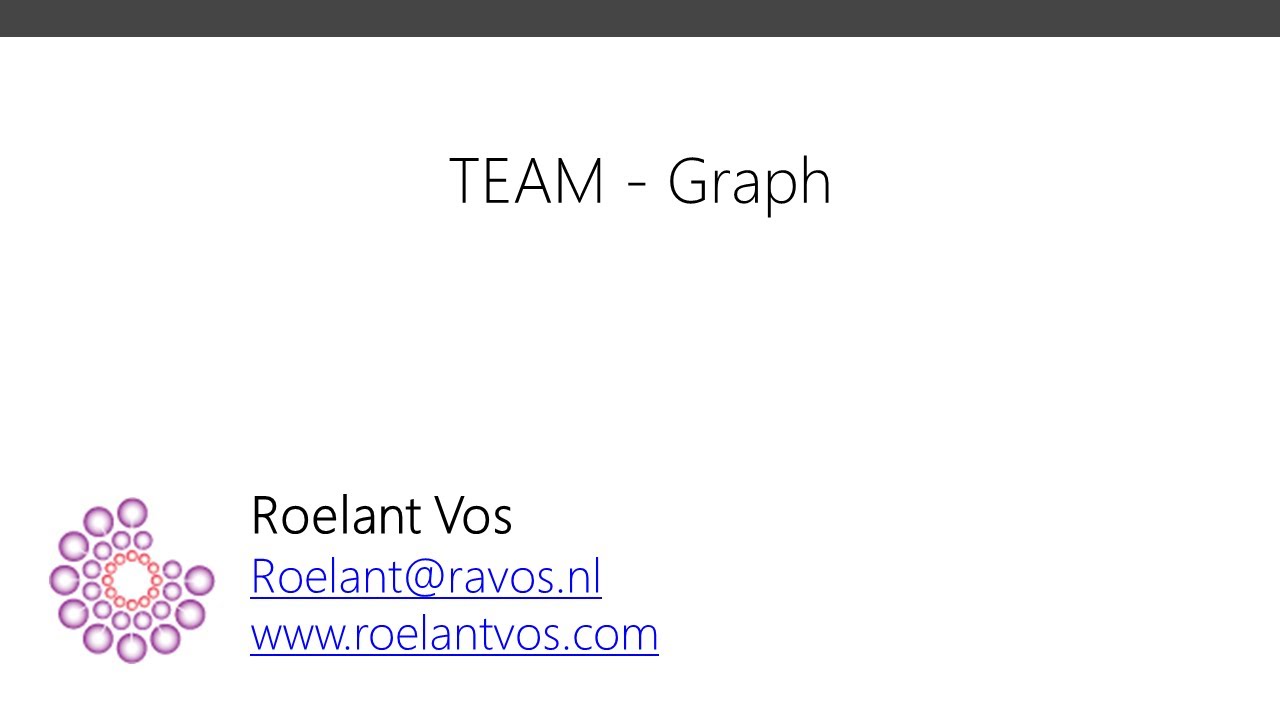 TEAM Graph Part 1 - using DGML