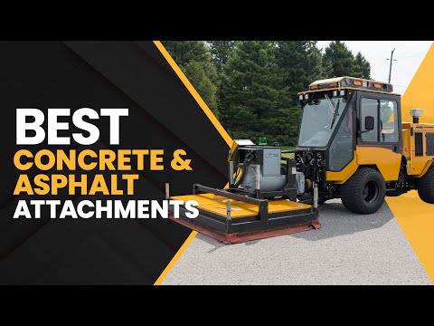 Best Trackless Concrete and Asphalt Attachments