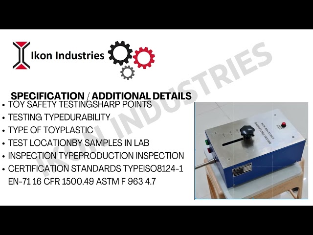 TOY TESTING INSTRUMENTS - Sharp Edge Tester Trader - Retailer from Mumbai