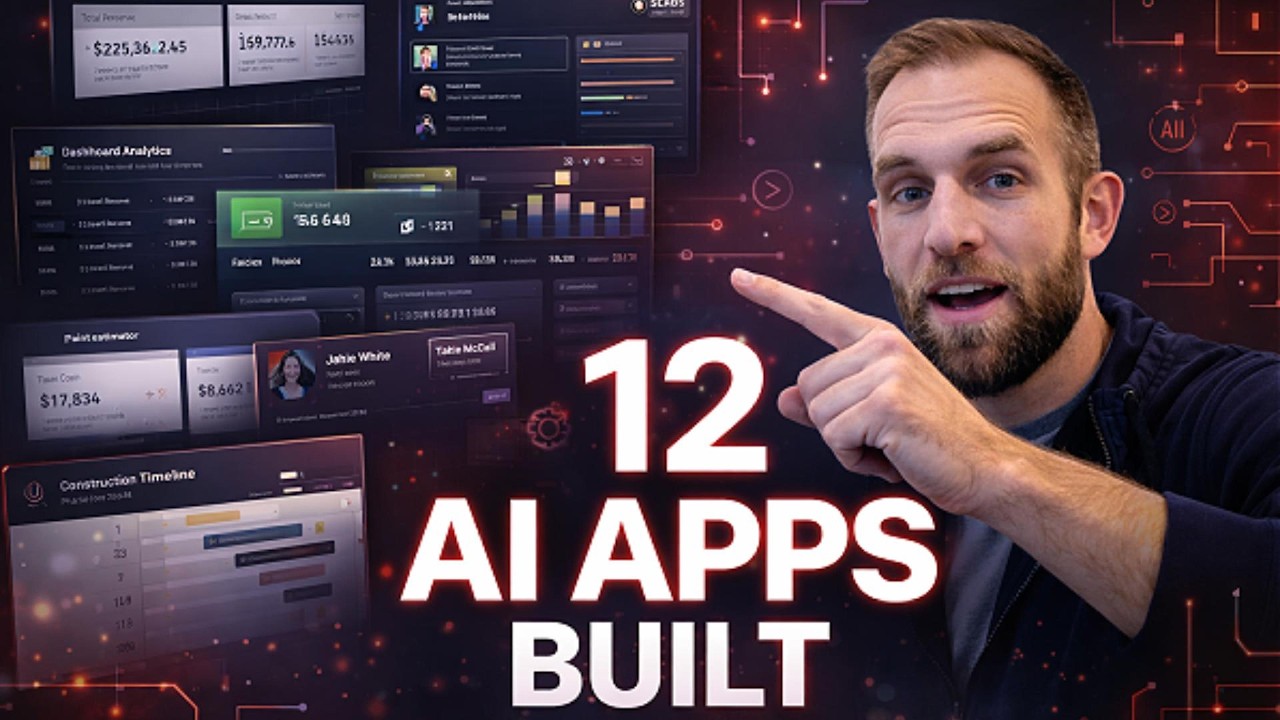 I Built 12 AI Apps in 30 Days (Using Lovable + No Code)