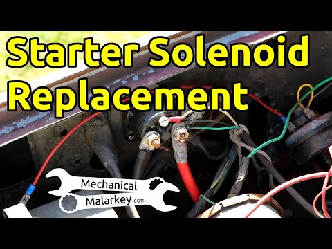 How to Replace a Starter Solenoid | Mechanical Malarkey