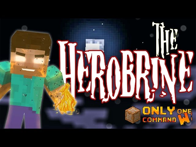 The Herobrine in one command Minecraft Map
