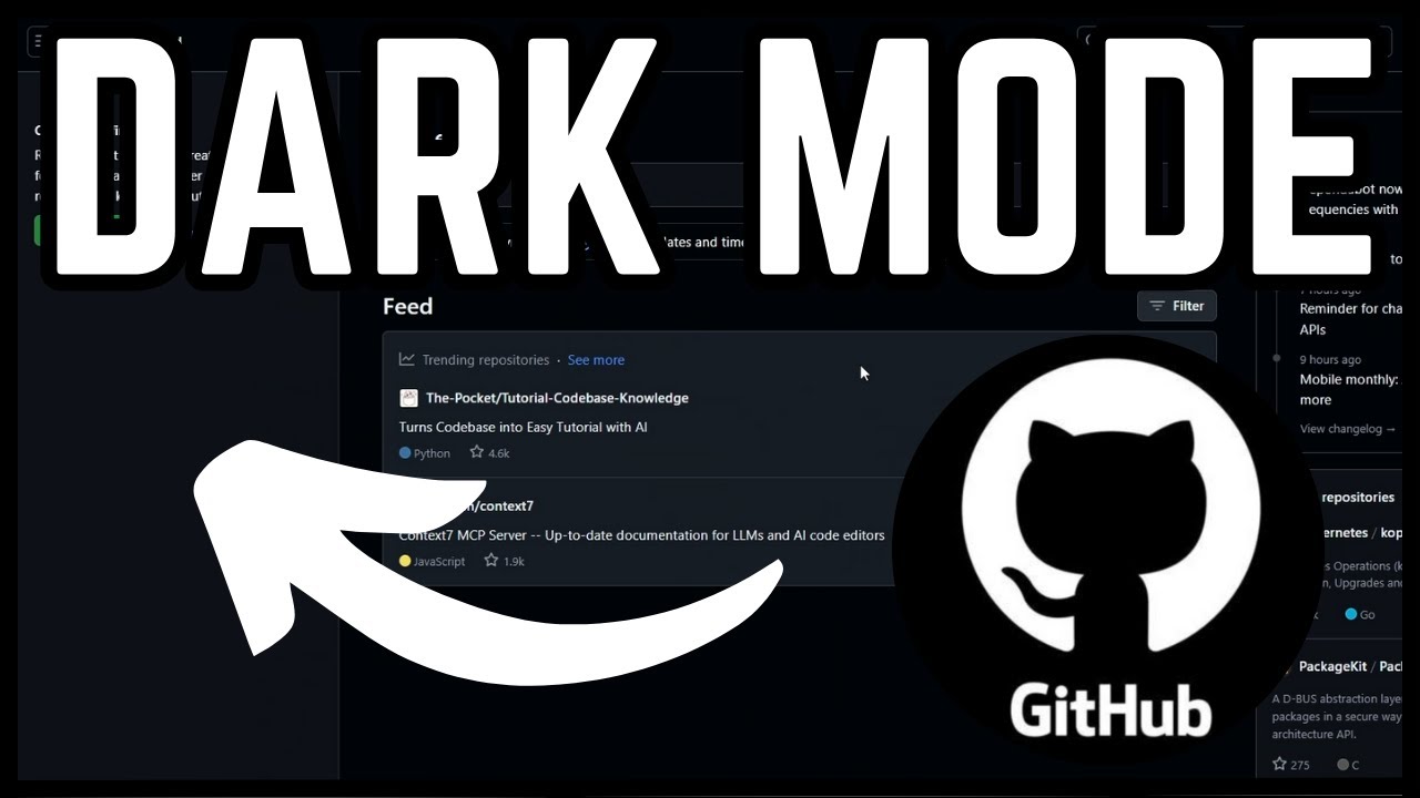 How to Enable Dark Mode in GitHub | Change Theme Tutorial