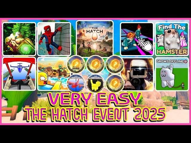 Roblox - The Hatch event 2025 - How to get Egg Badges in The Hatch ...