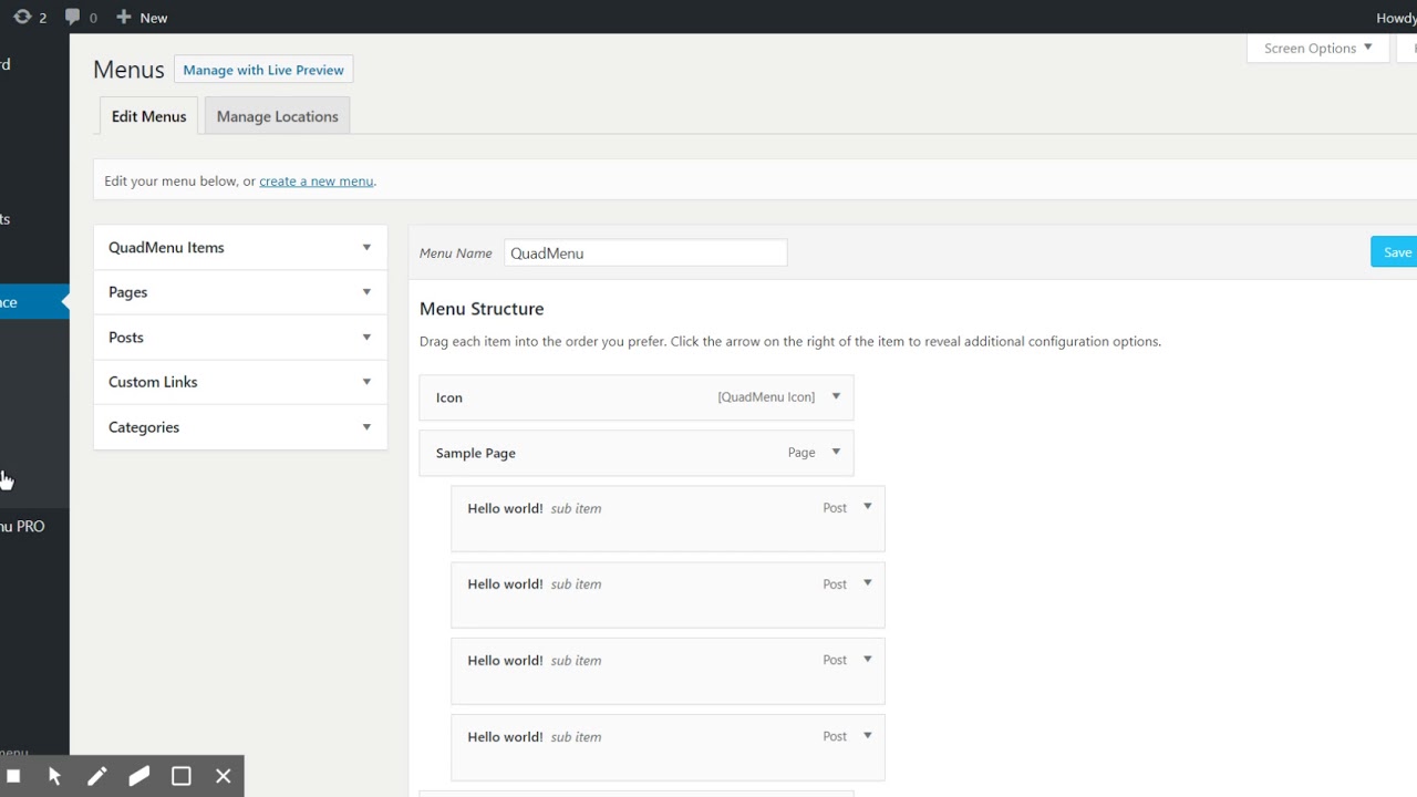 Divi Mega Menu - Full