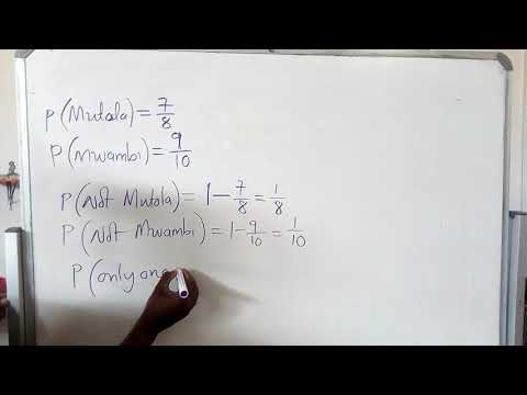 GCE 2020 paper 2 question 1(b) Probability