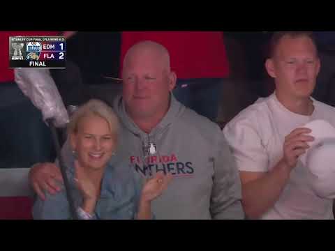 Keith Tkachuk in tears watching Matthew Tkachuk win his first Stanley Cup