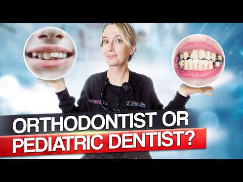 A pediatric dentist or an orthodontist? What the difference and which dentist do you need.