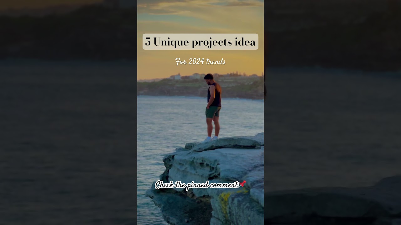 🚀5 unique project ideas trends for 2024 #sunset #lofi #projects #frontend #backend #fullstack