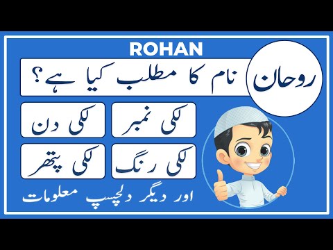 Rohan Name Meaning in Urdu | Rohan Naam Ka Matlab Kya Hai روحان | Amal Info TV