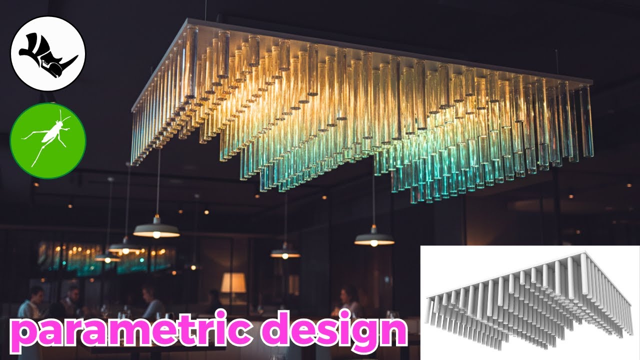 Parametric Ceiling Design in Rhino + Grasshopper | Easy Tutorial