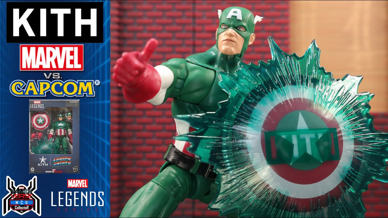Marvel Legends KITH x Marvel vs Capcom GamerVerse CAPTAIN AMERICA Player 2 Skin Figure Review