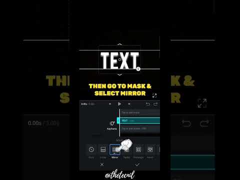 Cinematic TEXT Reveal in VN video editor - Tutorial || Text || VN