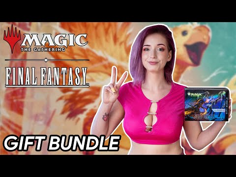 Opening the Final Fantasy: Magic the Gathering Gift Bundle!