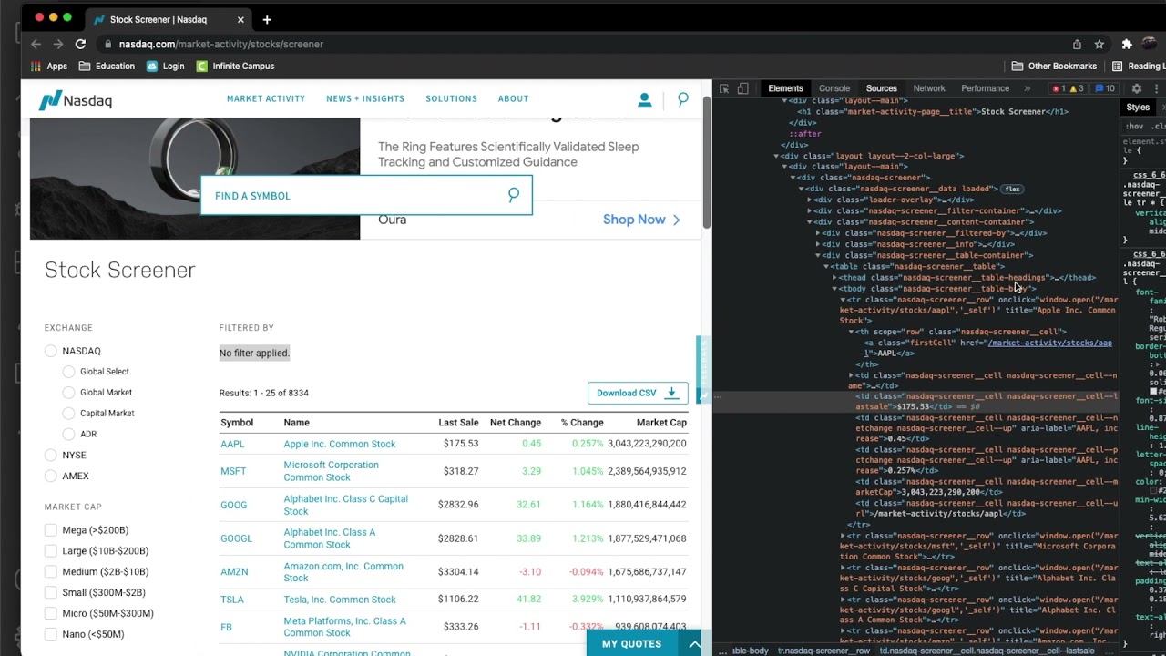 How to get stocks with selenium in python | Not so Pro Python Tutorials
