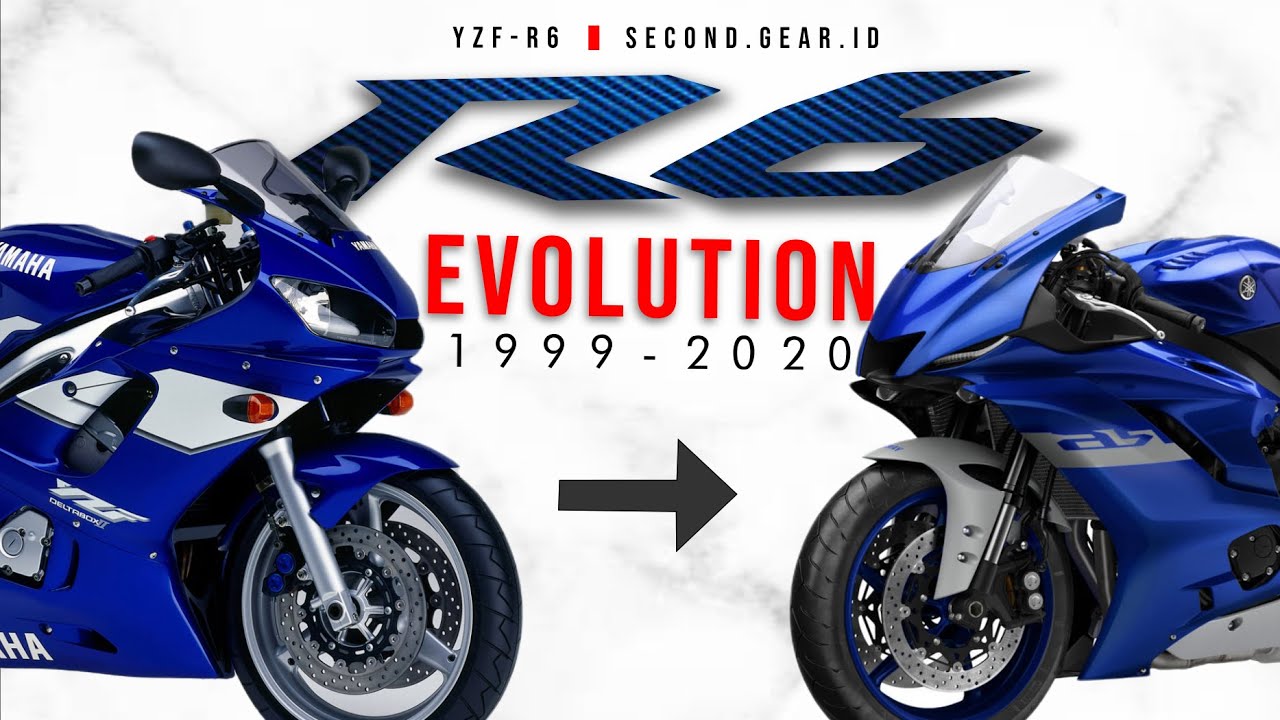 Yamaha R6 (YZF-R6) Evolution 1999-2020