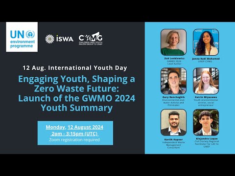 Engaging Youth, Shaping a Zero Waste Future: Launch of the GWMO 2024 Youth Summary