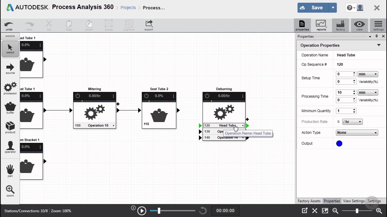 Creating Layouts with Process Analysis 360