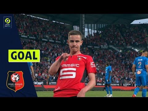 Goal Benjamin BOURIGEAUD (12' - SRFC) STADE RENNAIS FC - OLYMPIQUE DE MARSEILLE (2-0) 21/22