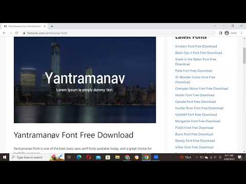How to Download and install Yantramanav Font Free Download in Adobe Photoshop