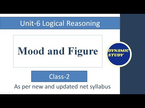 Mood and Figure Video Lecture - Logical Reasoning for UGC NET