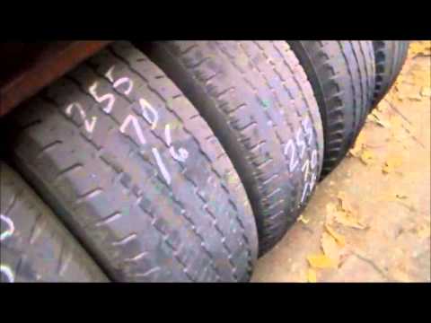 Used Bridgestone, Michelin, Pirelli, Toyo, Hankook, Dunlop, Firestone, tires sizes 255/70/16