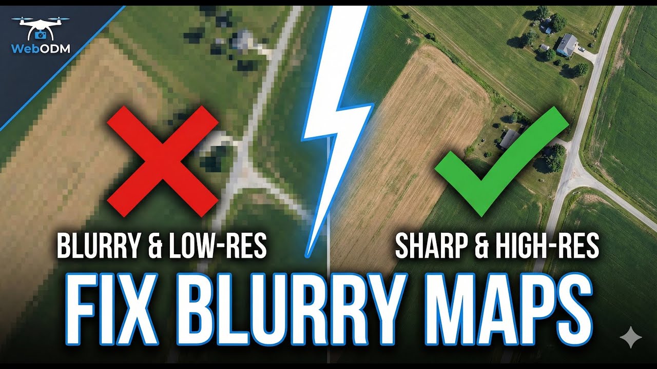 Improve WebODM Map Quality: No More Blurry Maps!