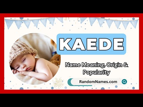 Kaede - Baby Boy Name Meaning, Origin & Popularity - RandomNames.com