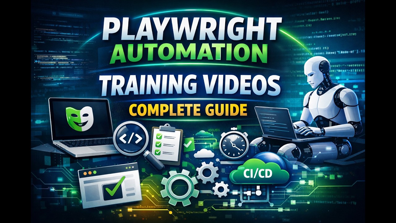 Playwright Automation Training Videos Complete Guide