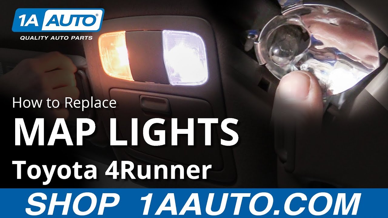 How to Replace Map Light Bulbs 02-09 Toyota 4Runner