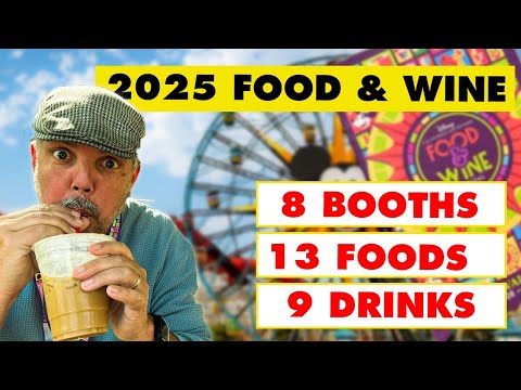 We eat ALL THE FOOD and drinks | 2025 Food and Wine Festival
