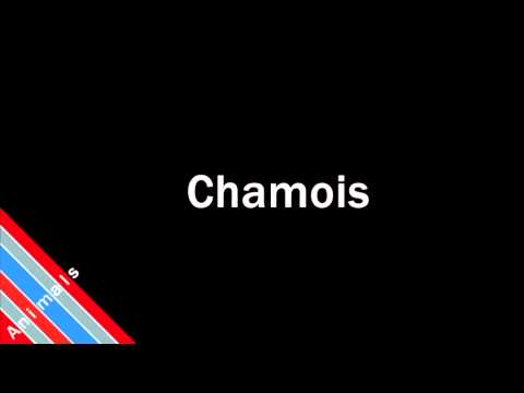 How to Pronounce Chamois
