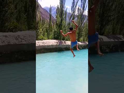 Big Jump in Swimming Pool ????#youtubeshorts #viralshort