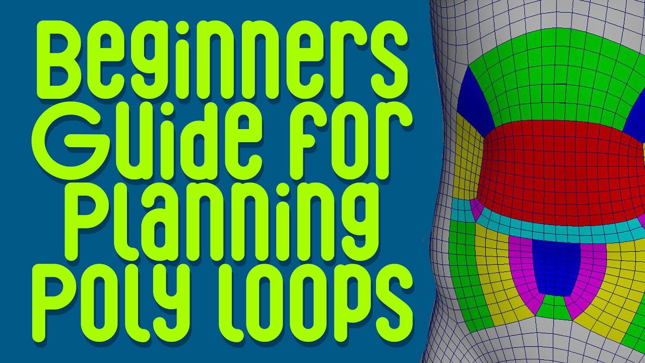 Beginner's guide to plan Polygon loop in modeling in 3D Software's #vishalrein