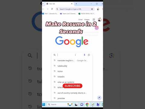 Resume Kaise Banaye 2024 | Resume Banaye Computer se #resumetips