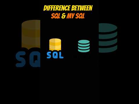 Different between SQL and MYSQL | SQL vs MySQL