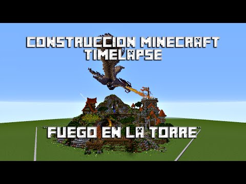 Fire On The Tower Minecraft Map