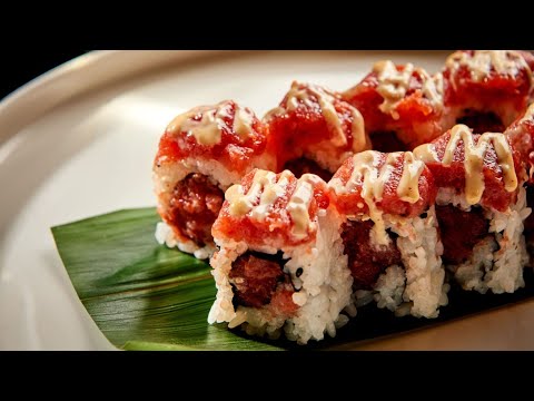 Today' menu Tuna Roll Sushi Video Making Sushi #Food Daily# Japanese Food #Sushi Lover
