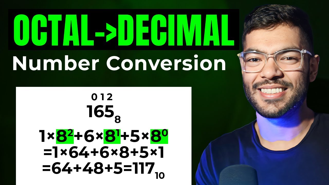 Octal to Decimal Number Conversion in Java Program
