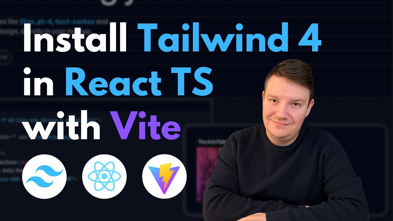How To Install Tailwind CSS v4 with React, TypeScript and Vite