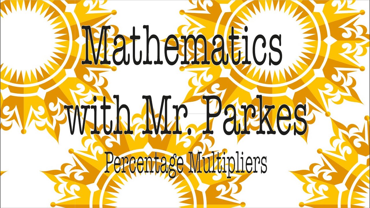 Percentage Multipliers