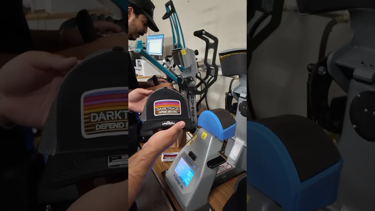 Pressing custom patches on hats using heat seal backers – clean, durable, and pro-grade!