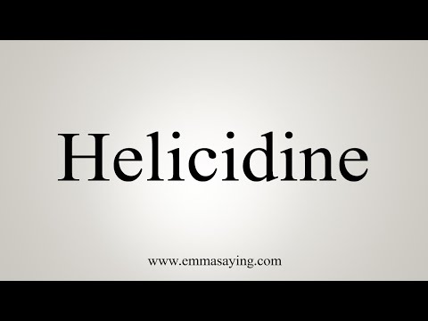 How To Say Helicidine