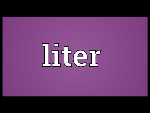 Liter Meaning