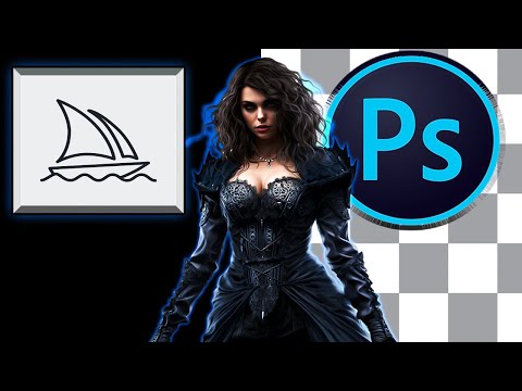 Turning Midjourney Images into Transparent Background PNGs