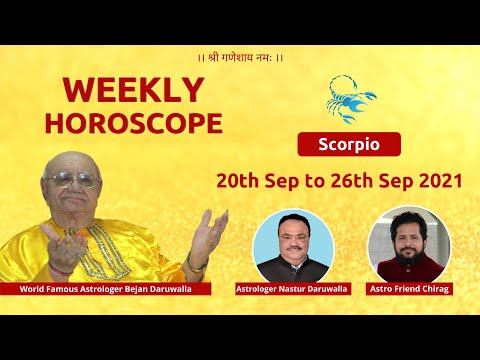 Weekly Horoscope for the Zodiac Sign SCORPIO | September 20 to September 26, 2021 Indian Astrologer